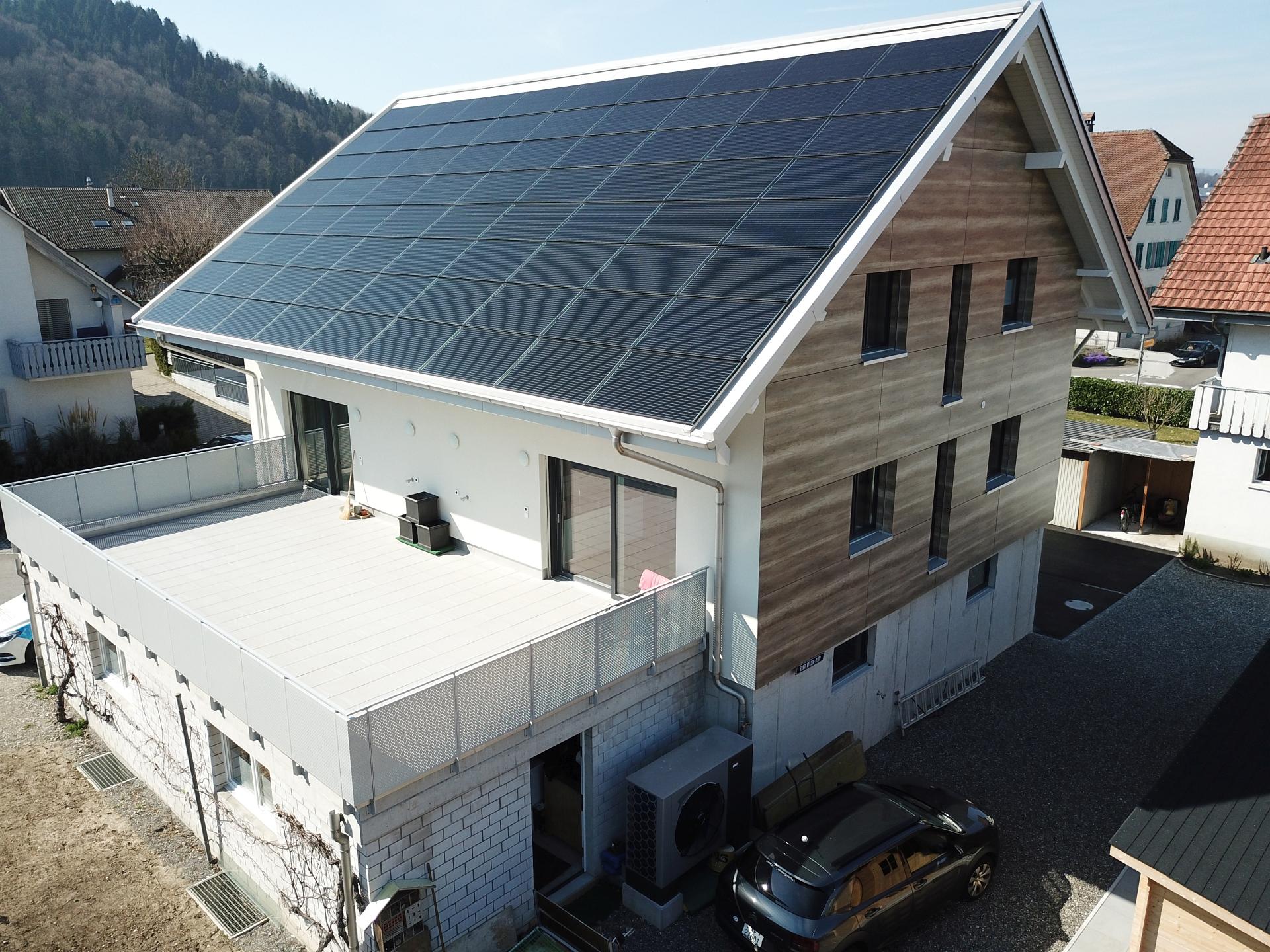 Photovoltaikanlage Indach Hendschiken