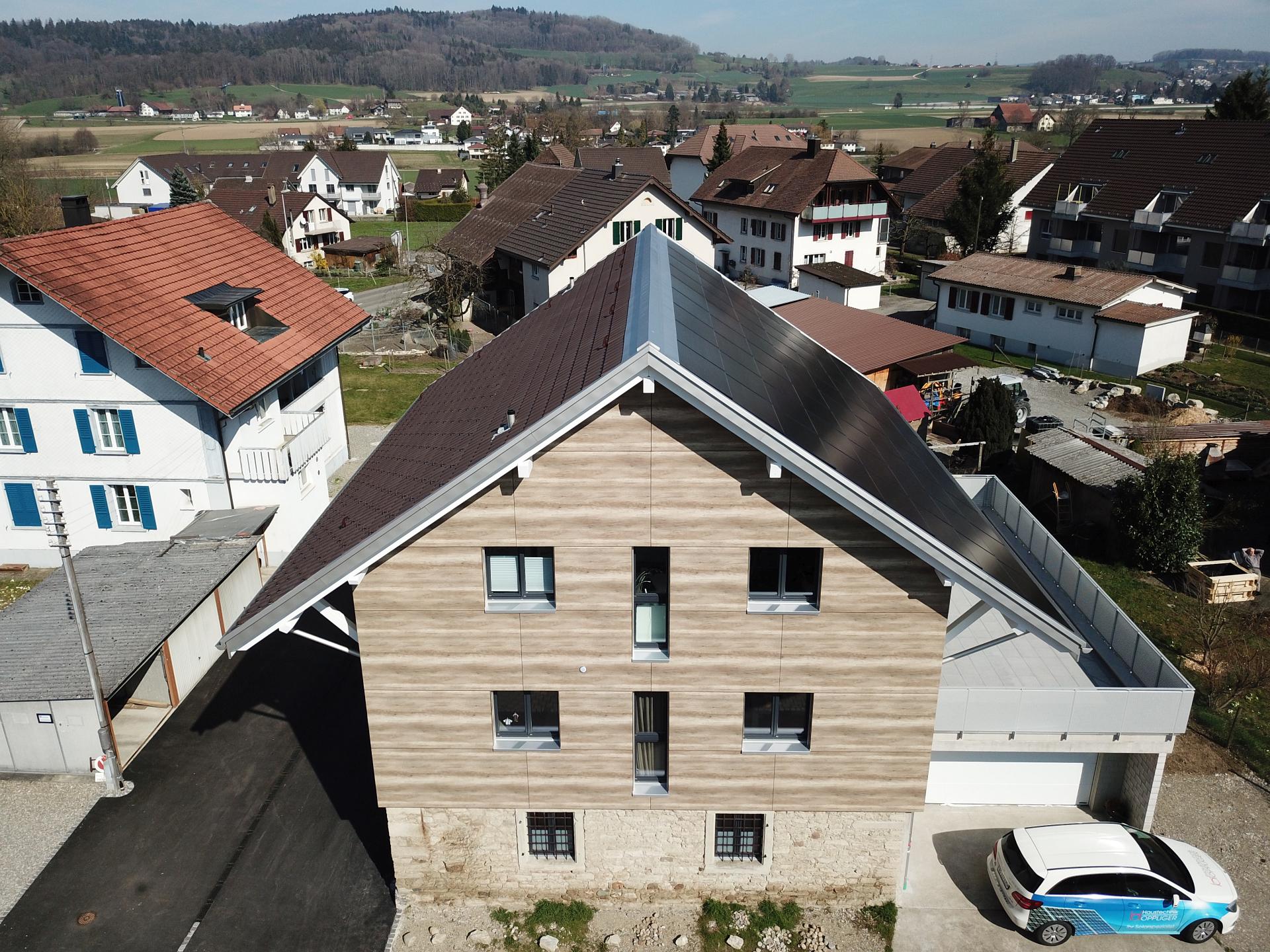Photovoltaikanlage Indach Hendschiken